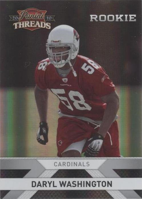 2010 Panini Threads - Daryl Washington #221 Silver Century Proof /250 ...
