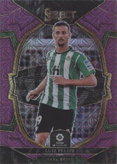 2022-23 Panini Select La Liga - Terrace Purple Mojo Prizm #67 Luiz ...