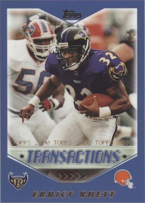 2000 Topps - #180 Errict Rhett for sale online | eBay