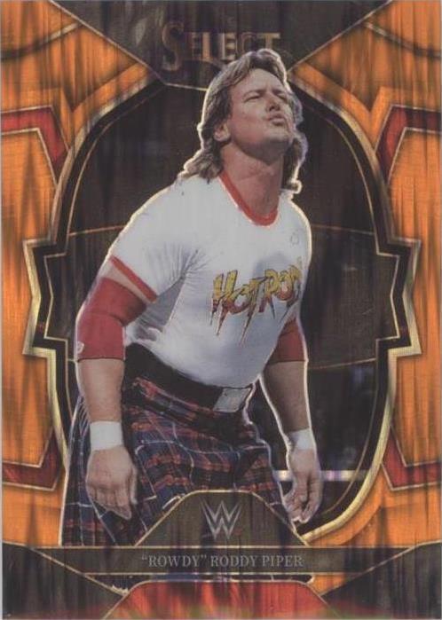 2023 Panini Select WWE - Concourse Roddy Piper #27 Orange Flash Prizm ...