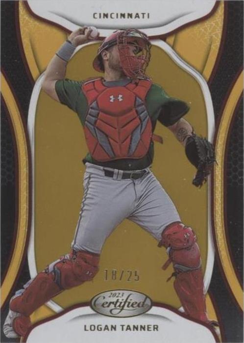 2023 Panini Chronicles - Certified Logan Tanner #6 Gold /25 (RC) for ...