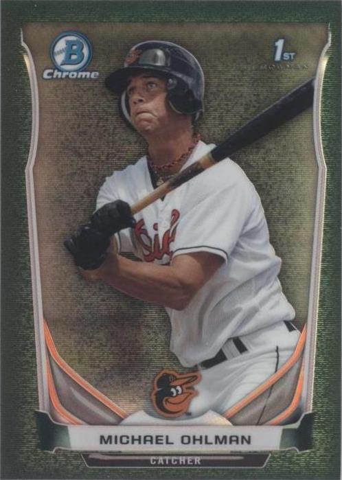 2014 Bowman Chrome - Prospects Black Static Refractor #BCP71 Michael ...