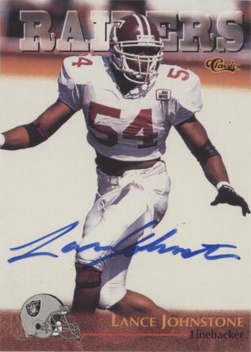 1996 Classic NFL Rookies - Autographs #37 Lance Johnstone (AU, RC) for ...