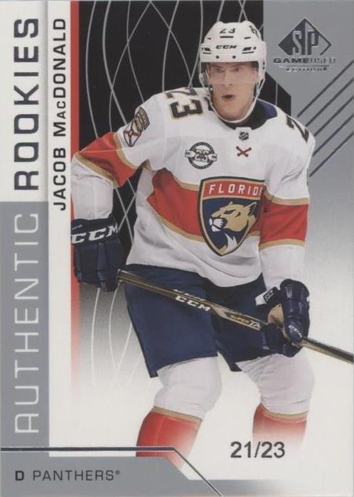 2018-19 Upper Deck SP Game Used - Authentic Rookies #163 Jacob ...