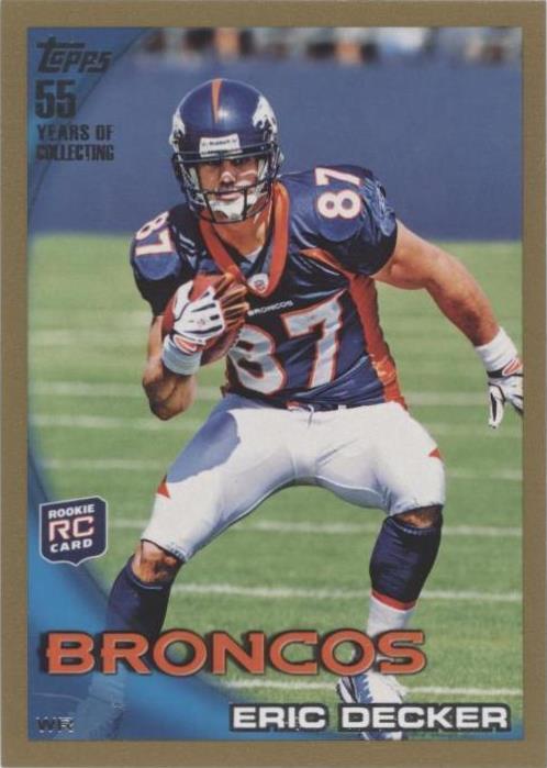 2010 Topps - Gold #258 Eric Decker /2010 (RC) for sale online | eBay