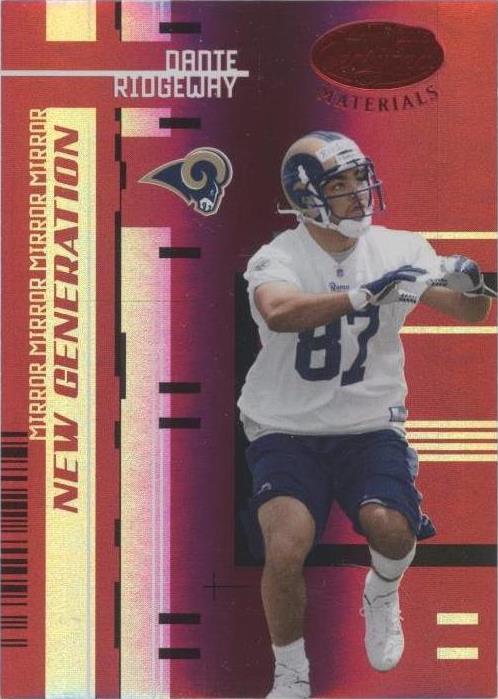 2005 Leaf Certified Materials - New Generation Mirror Red #188 Dante ...