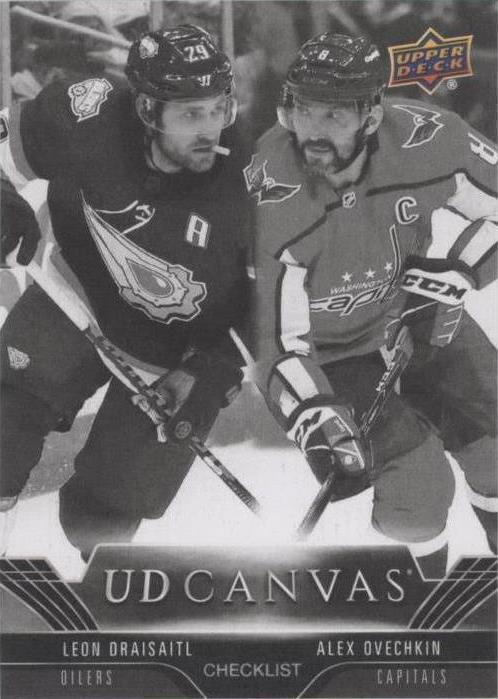 2023-24 Upper Deck Series 1 - Ud Canvas Checklist Alex Ovechkin, Leon ...