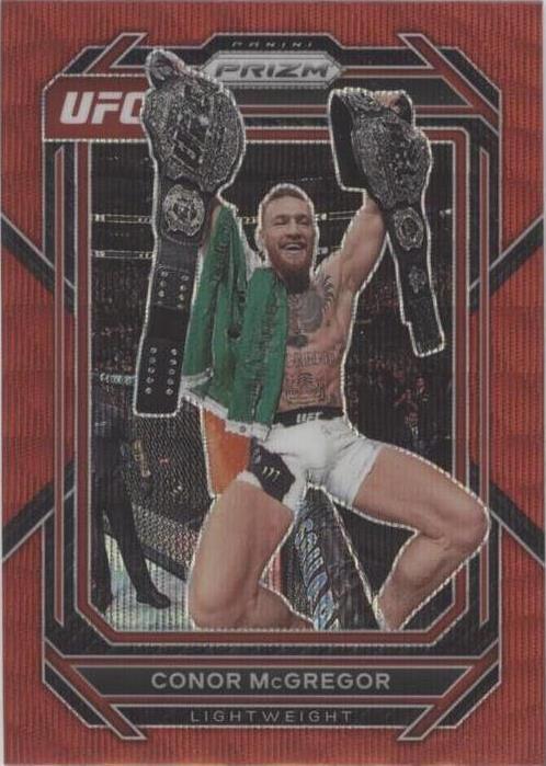 2023 Panini Prizm UFC - Ruby Wave Prizm #125 Conor McGregor for sale ...