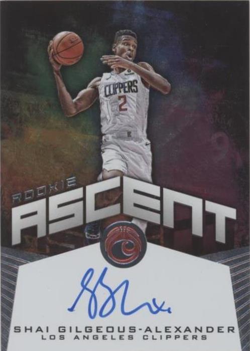 2018-19 Panini Chronicles - Rookie Ascent #RA-SGA Shai Gilgeous ...