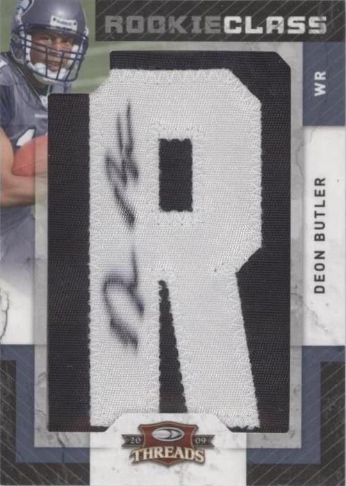 2009 Donruss Threads - Rookie Class Deon Butler #219 /300 (AU, RC) for ...