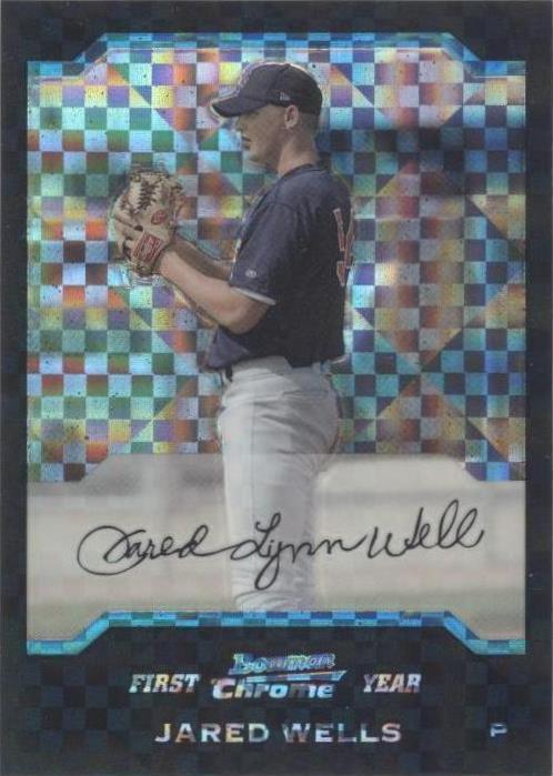 2004 Bowman Chrome - First Year Jared Wells #195 X-Fractor /172 (RC ...