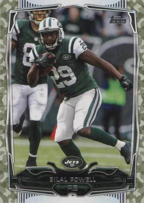 2014 Topps - Military Camo #279 Bilal Powell /399 for sale online | eBay