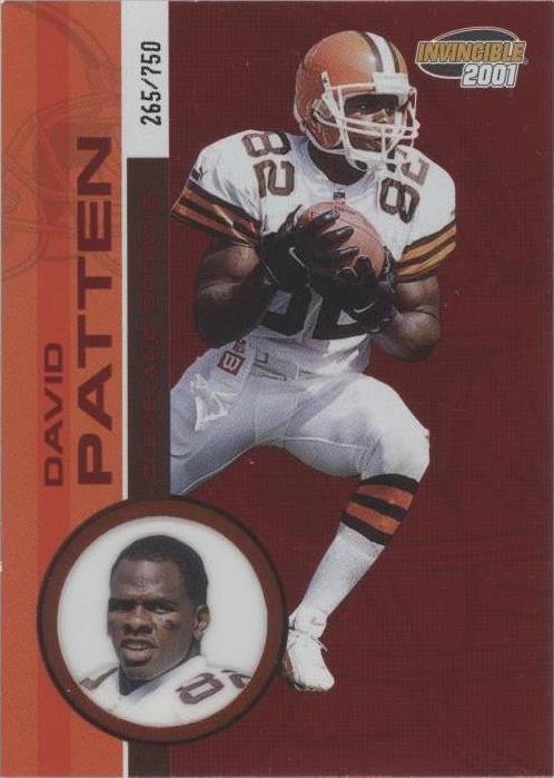 2001 Pacific Invincible - Red #143 David Patten /750 for sale online | eBay