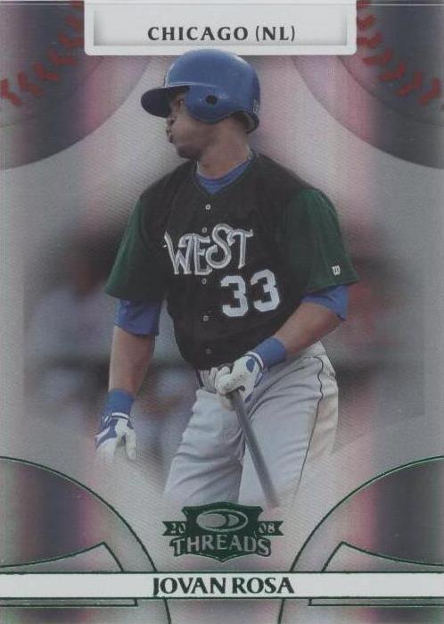 2008 Donruss Threads - Green Century Proof #66 Jovan Rosa /250 (RC) for ...