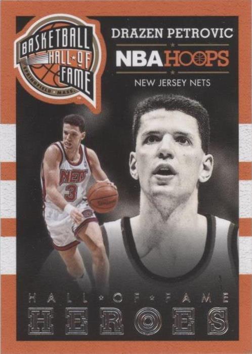 2013-14 NBA Hoops - Hall of Fame Heroes Drazen Petrovic #3 for sale ...