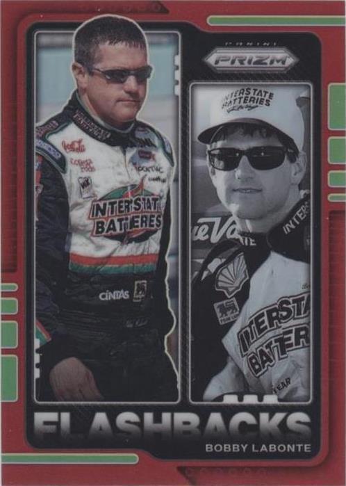 2021 Panini Prizm - Flashbacks Bobby Labonte #73 Red Prizm for sale ...
