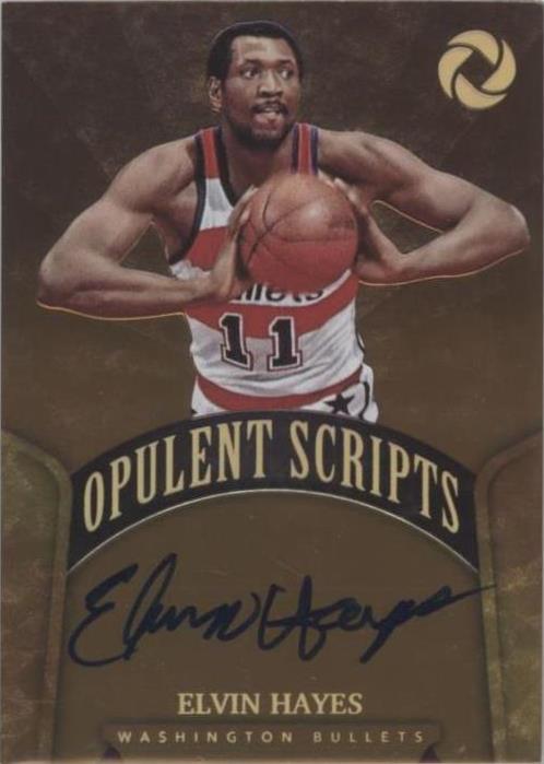 2017-18 Panini Opulence - Opulent Scripts Holo Gold #OS-EHY Elvin Hayes ...