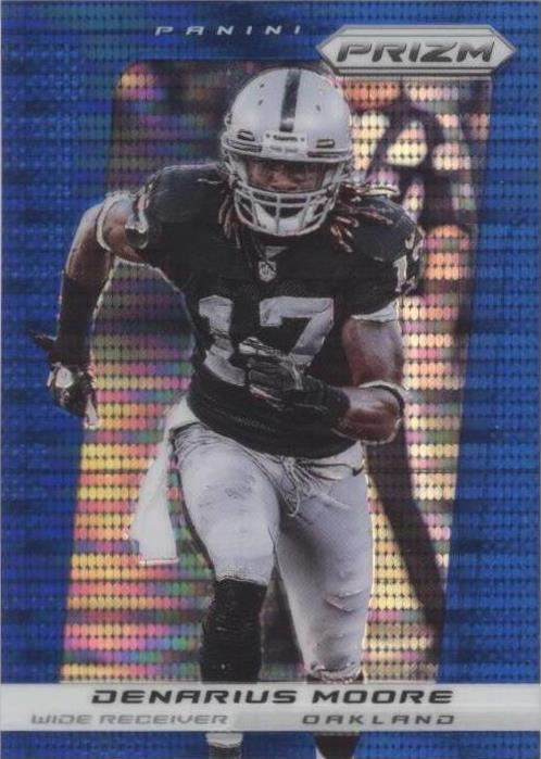2013 Panini Prizm - Denarius Moore #91 Blue Pulsar Prizm for sale ...