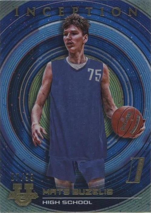2022-23 Bowman Inception University - Matas Buzelis #57 Blue Foil V2 ...