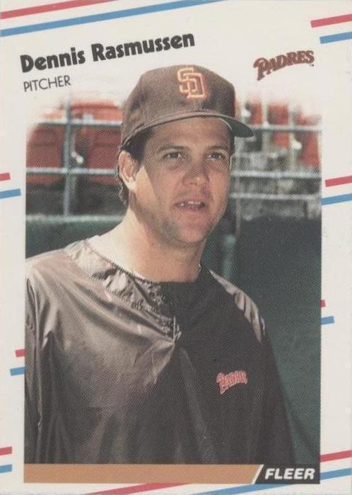 1988 Fleer Update - Dennis Rasmussen #U-126 for sale online | eBay