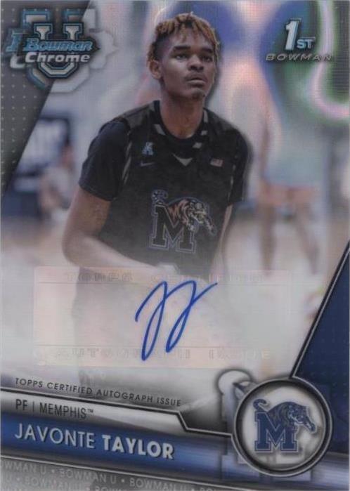 2023-24 Bowman University Chrome - Chrome Prospect Autographs Javonte ...
