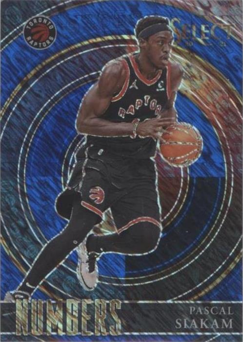 2020-21 Panini Select - Select Numbers Pascal Siakam #32 Blue Prizm for ...