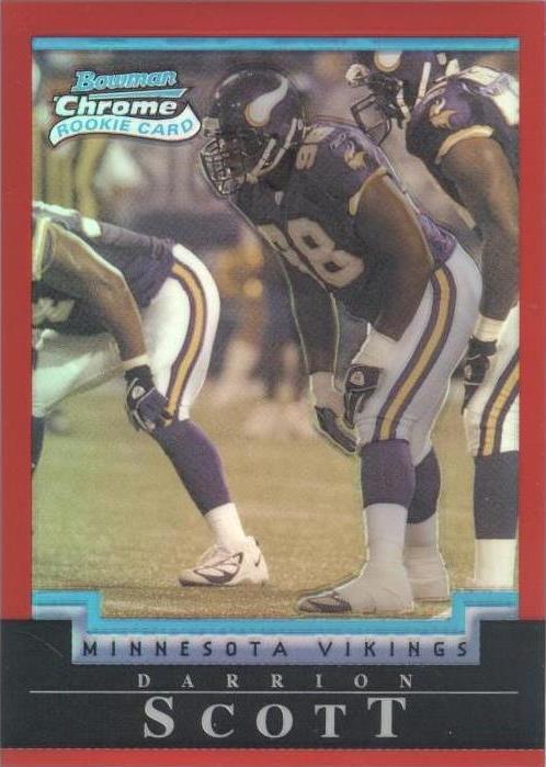 2004 Bowman Chrome - Darrion Scott #178 Uncirculated Red Refractor /210 ...