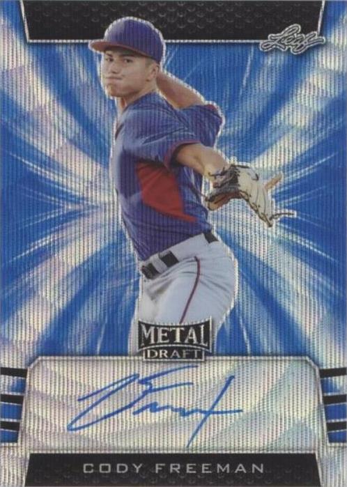 2019 Leaf Metal Draft - Blue Wave #BA-CF2 Cody Freeman /20 (AU, RC) for ...
