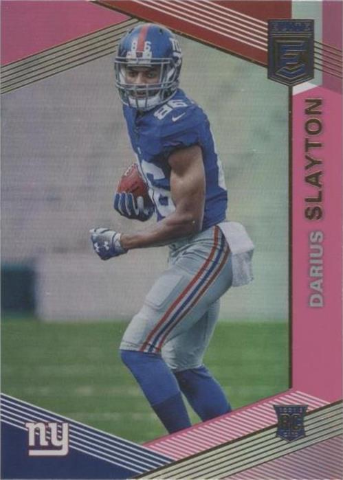 2019 Panini Donruss Elite - Rookies Pink #163 Darius Slayton (RC) for ...