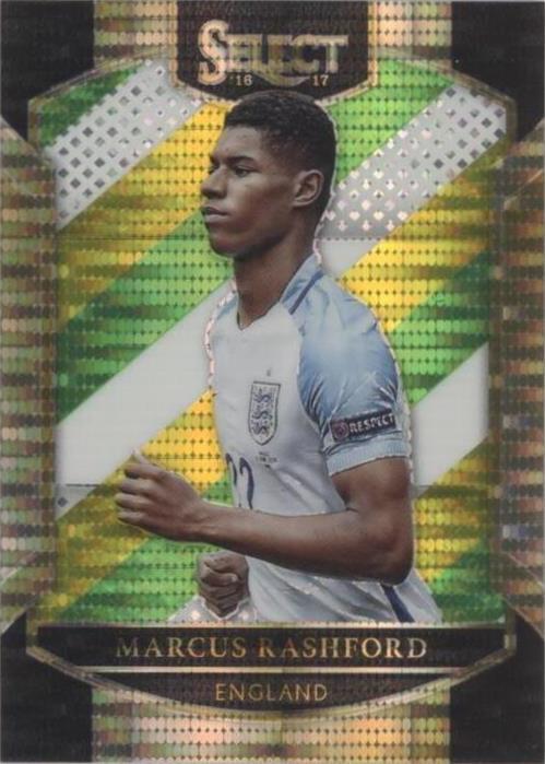 2016-17 Panini Select - Terrace Multi-Color Prizm #77 Marcus Rashford ...