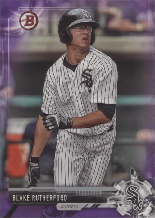 2017 Bowman Draft - Purple #BD-80 Blake Rutherford /250 (RC) for sale ...