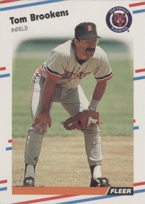 1988 Fleer - #53 Tom Brookens for sale online | eBay