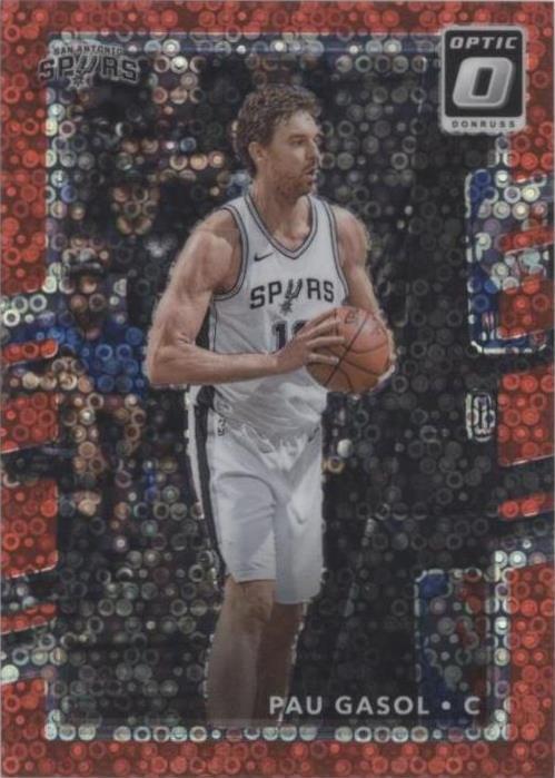 2017-18 Panini Donruss Optic - Pau Gasol #132 Red Fast Break Prizm /85 for sale online | eBay