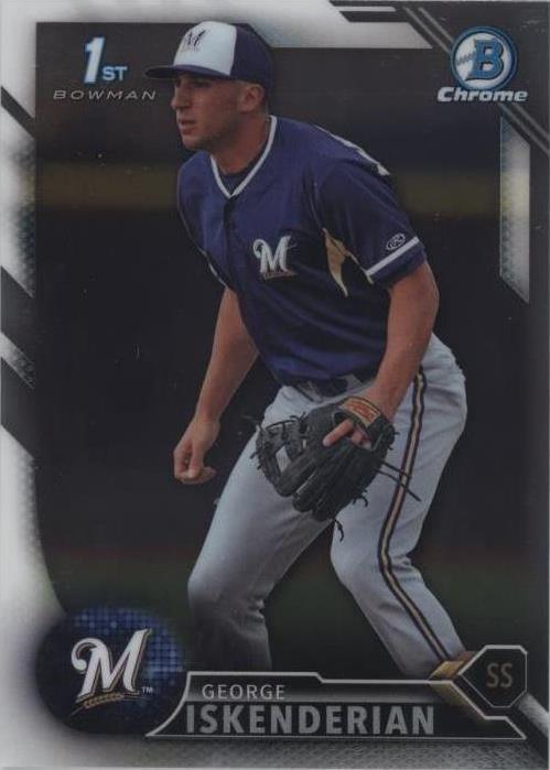 2016 Bowman Chrome - Prospects #BCP187 George Iskenderian (RC) for sale ...