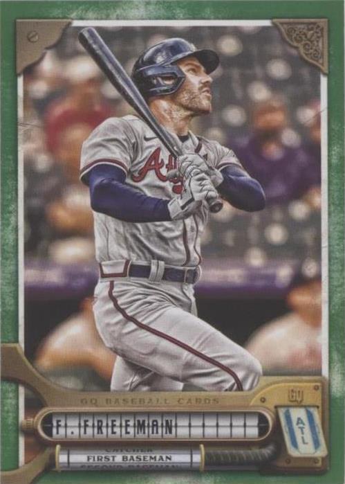 2022 Topps Gypsy Queen - Freddie Freeman #143 Green for sale online | eBay