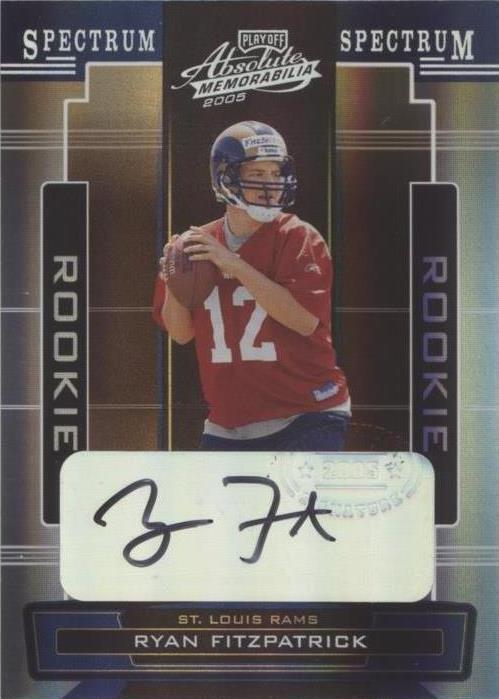 2005 Playoff Absolute Memorabilia - Rookie Ryan Fitzpatrick #193 ...