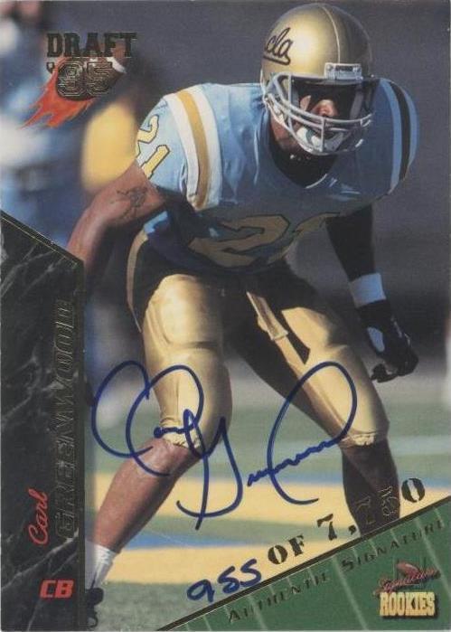 1995 Signature Rookies - Carl Greenwood #34 Signatures /7750 (AU, RC ...
