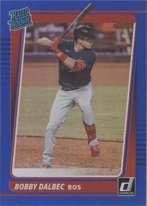 2021 Panini Donruss - Rated Rookies Bobby Dalbec #48 Holo Blue (RC) for ...