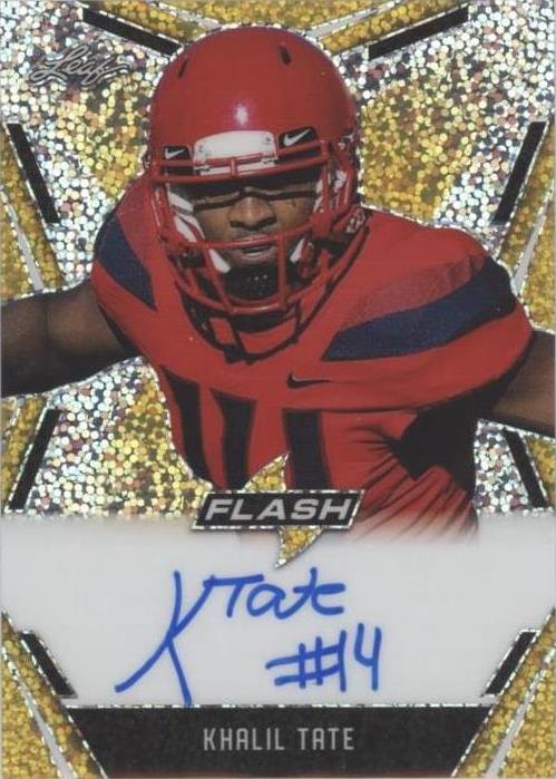 2020 Leaf Flash - Portrait Autographs Yellow #PA-KT1 Khalil Tate /1 (AU, RC) for sale online | eBay