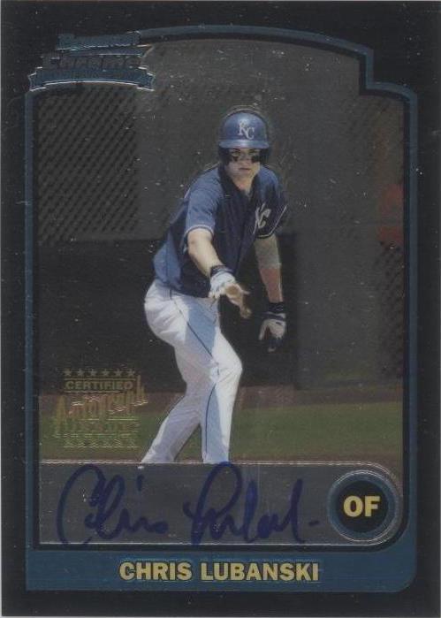 2003 Bowman Draft Picks & Prospects - Chrome #BDP166 Chris Lubanski (AU ...