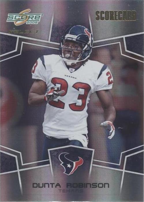 2008 Score Select - Dunta Robinson #125 Scorecard /100 for sale online ...