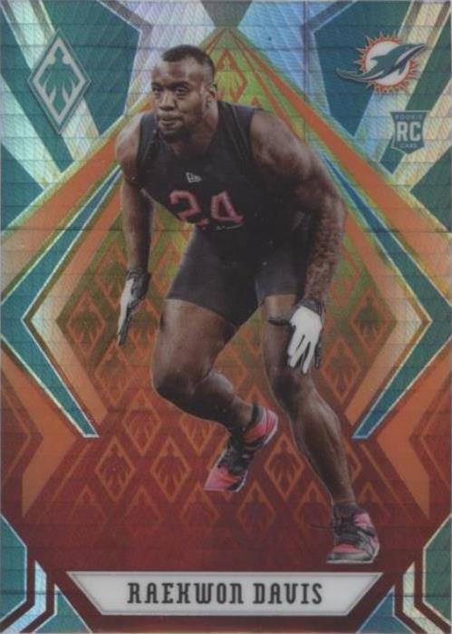 2020 Panini Phoenix - Rookies Fire Burst #167 Raekwon Davis (RC) for ...