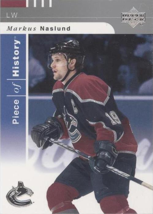 2002-03 Upper Deck Piece Of History - #87 Markus Naslund for sale ...