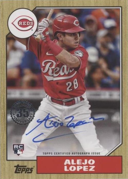 2022 Topps Series 2 - 1987 Topps Baseball Autographs #87BA-AL Alejo ...