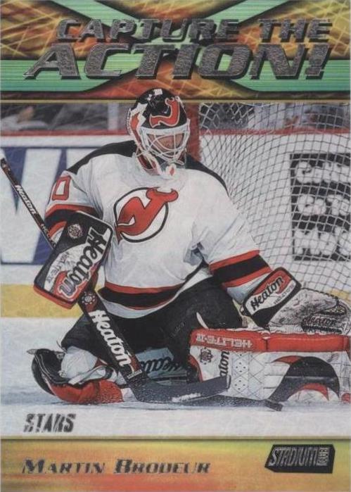 1999-00 Topps Stadium Club - Capture the Action #CA14 Martin Brodeur ...