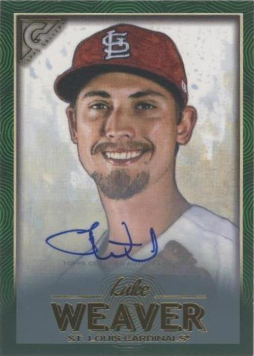 2018 Topps Gallery - Luke Weaver #15 Green Autographs /99 (AU) for sale ...