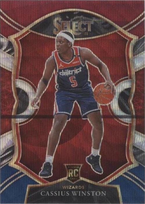 2020-21 Panini Select - Concourse Tri-Color Prizm #96 Cassius Winston ...