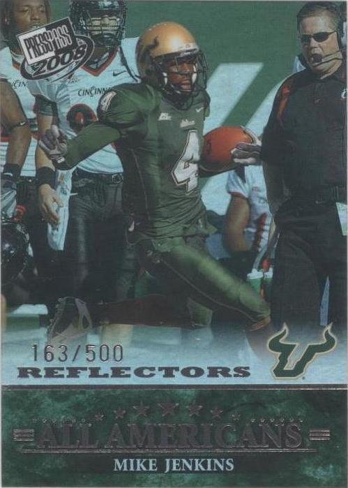 2008 Press Pass - All Americans Reflectors #78 Mike Jenkins /500 (RC ...