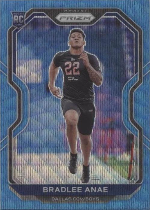 2020 Panini Prizm - Rookie Bradlee Anae #336 Blue Wave Prizm /199 (RC ...