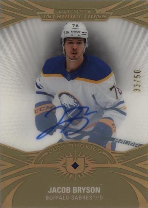2021-22 Upper Deck Ultimate Collection - Ultimate Introductions Jacob ...
